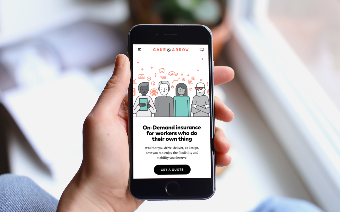 Gig Economy Insurance Case Study - Cake & Arrow
