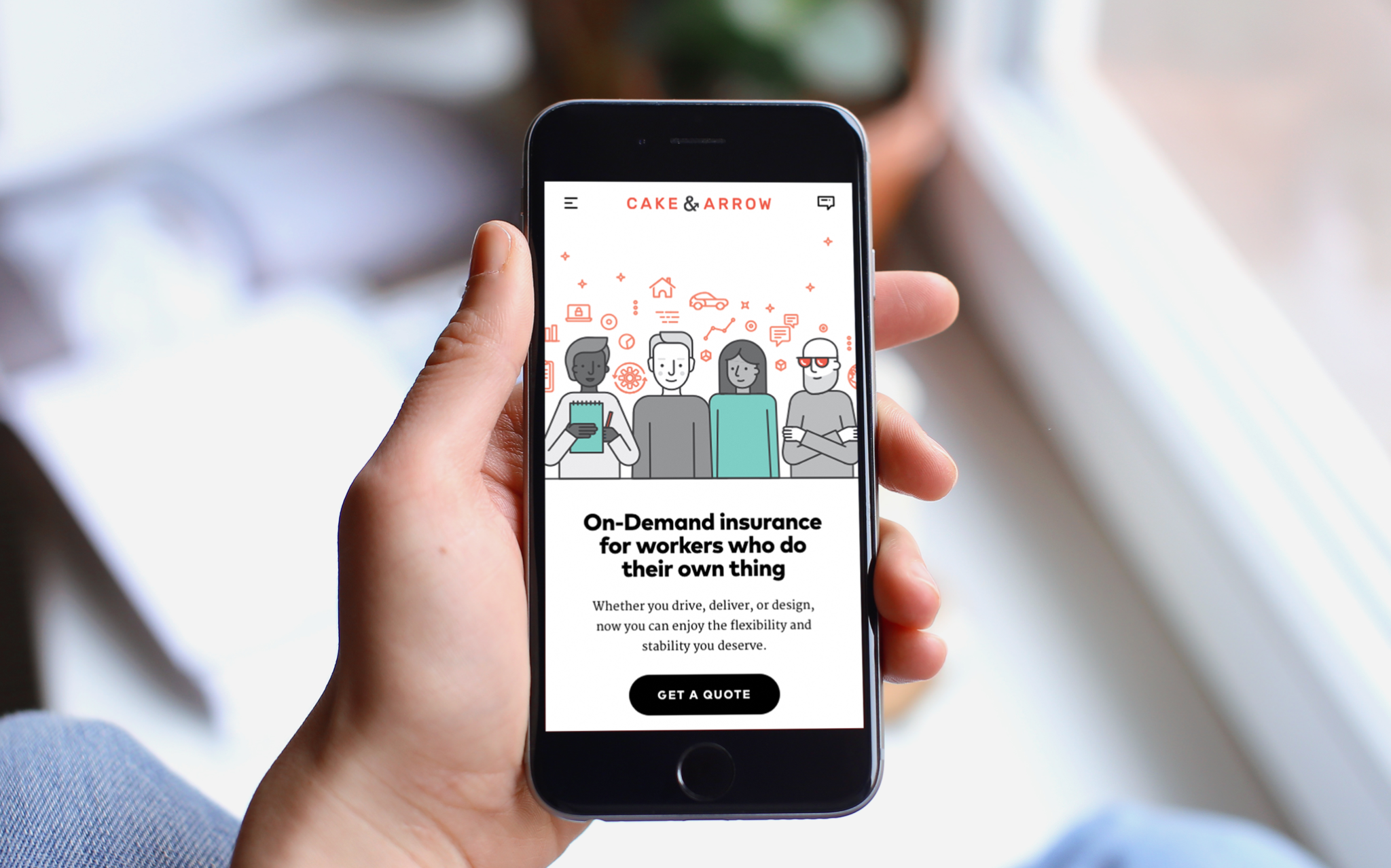 Gig Economy Insurance Case Study - Cake & Arrow