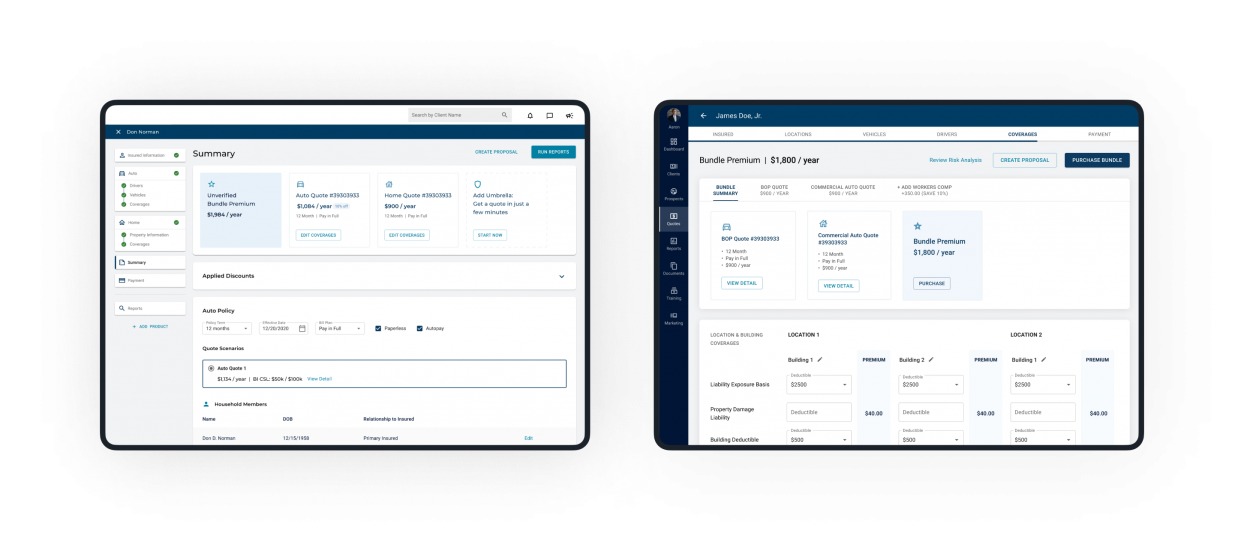 Independent Agent Portal Design for Main Street America - Cake & Arrow